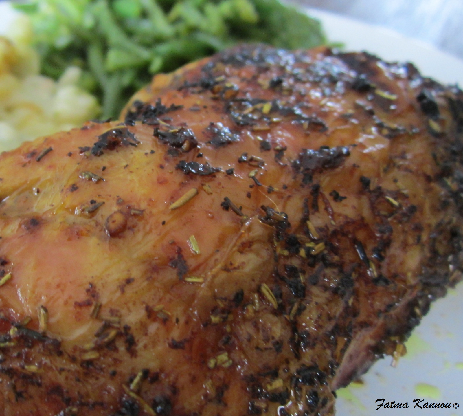 Les doigts de Fatma: Cuisse de poulet rôti express