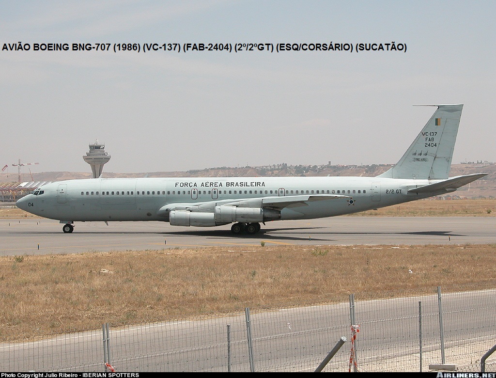 DESFILE HISTORICO DA FORÇA AÉREA BRASILEIRA (FAB): (FAB-2404) (BNG-707 ...