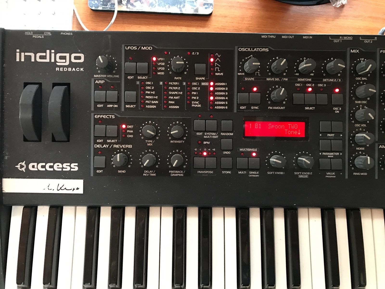 MATRIXSYNTH: Access Virus Indigo Keyboard Synthesizer