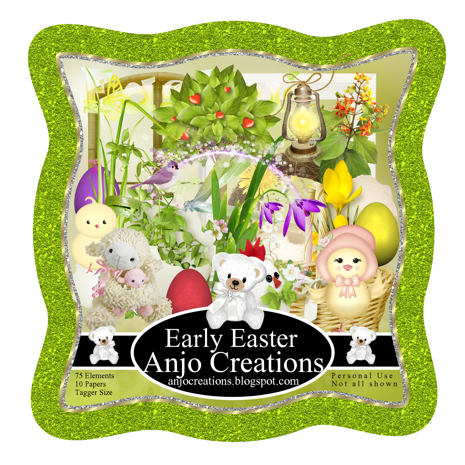 Anjo Creations: New in store scrapkit Early Easter