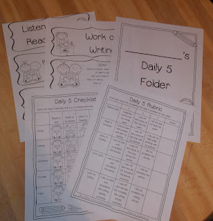 The Teacher's Backpack: Daily 5 Folders