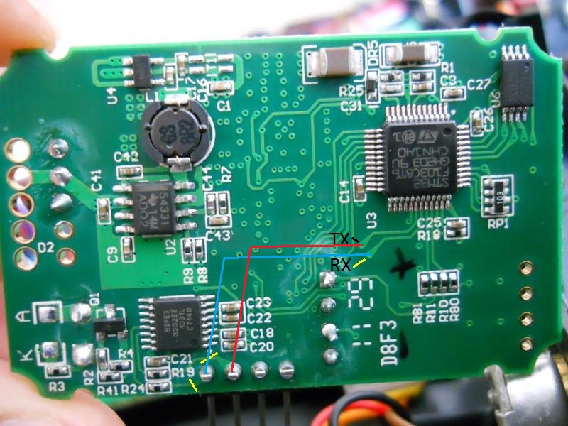 Digitalduino: FrSky DHT DIY 9x Mod with ER9x Integrated Telemtry