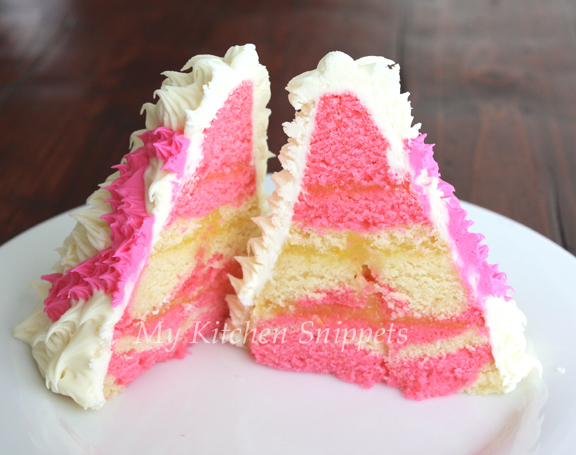 My Kitchen Snippets: Pink Ribbon Cake – Day 30