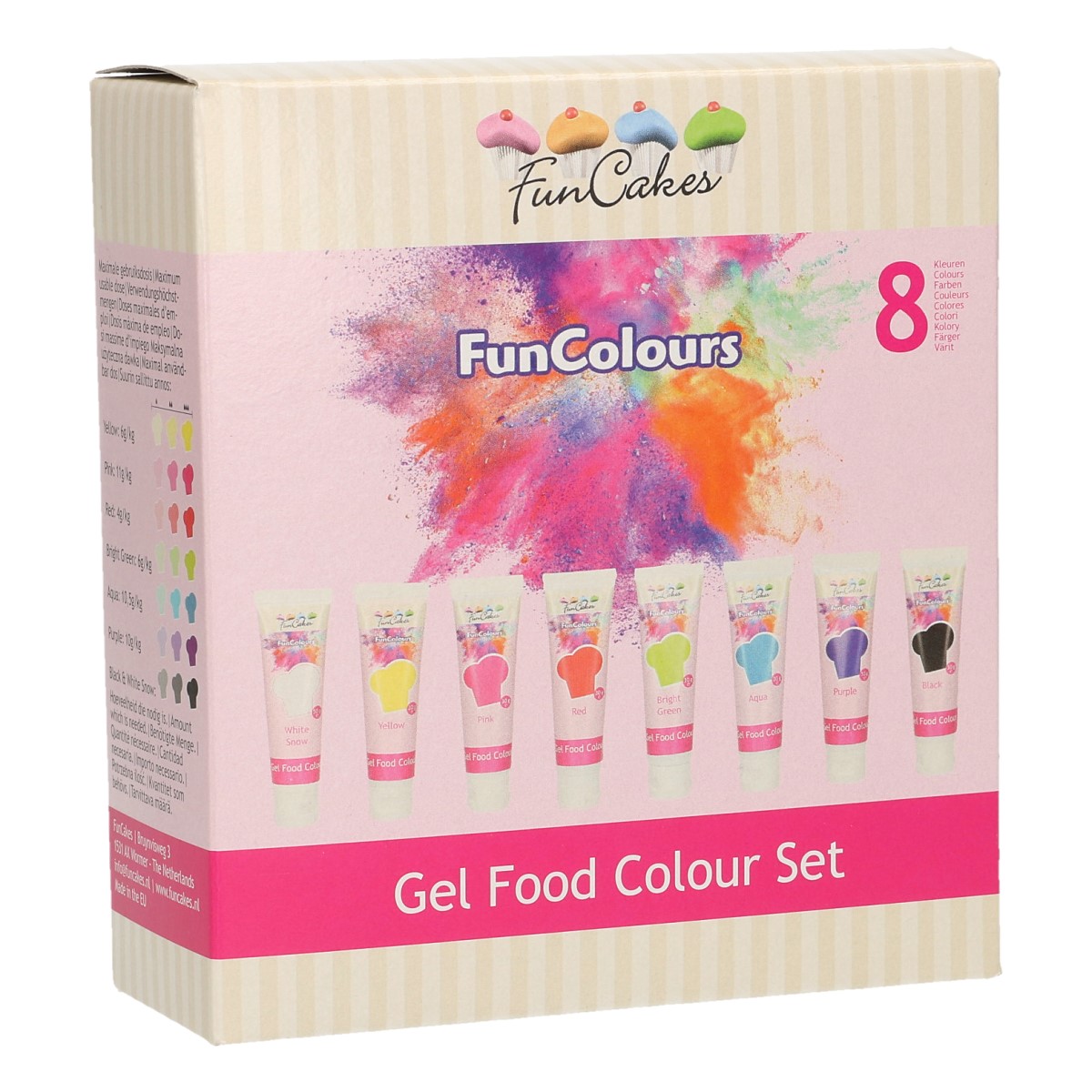 Decoracion Dulce : Como usar los colorantes en gel FunColours de FunCakes