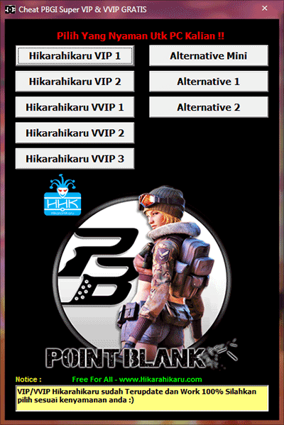 Cheat PB Garena VIP/VVIP FullHack 8 juni 2016 | Cheat Pointblank Garena
