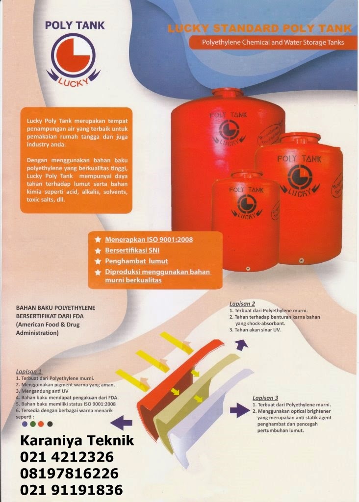 Tangki Tandon WaterTank Toren Lucky PolyTank , Lucky Gold PolyTank ...