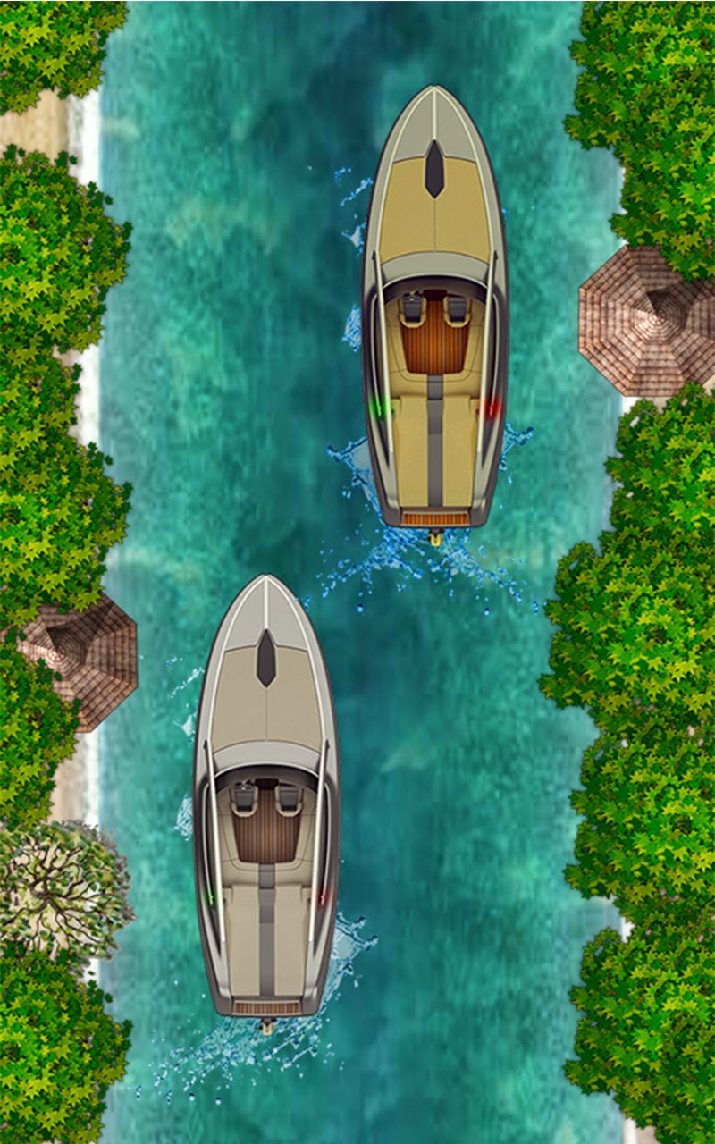 Turbo boat river racing