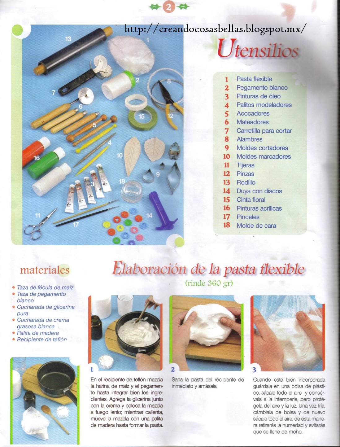 Pasta flexible receta - Imagui