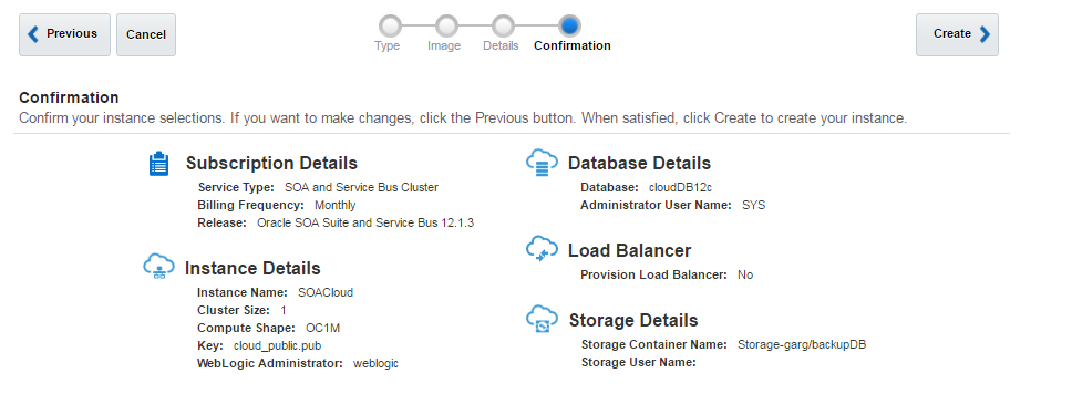 SOA Cloud - Creating an Oracle SOA Cloud Service Instance - Oracle ... SOA Cloud - Creating an Oracle SOA Cloud Service Instance - Oracle ...