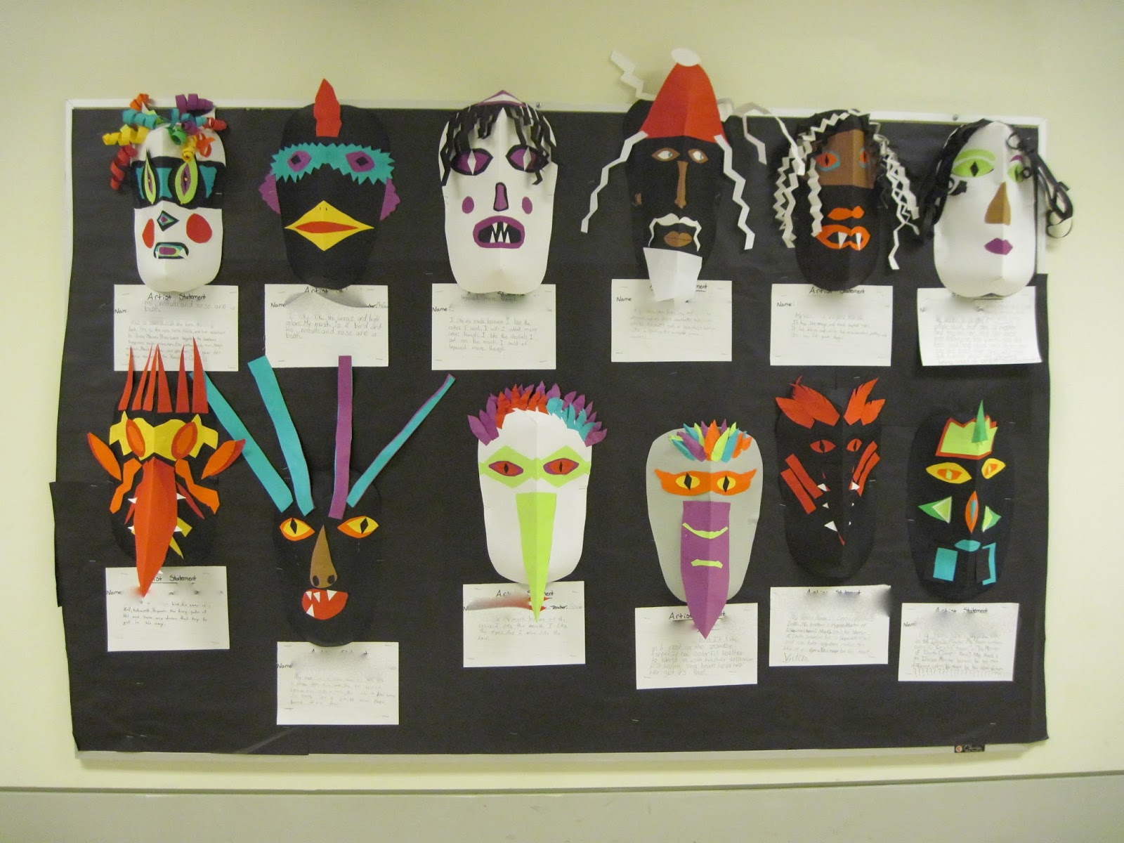 Lines, Dots, and Doodles: Masks, 5th Grade