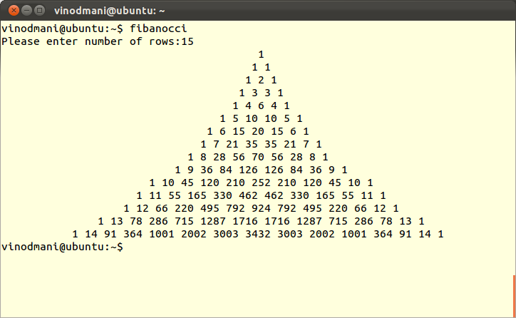 Advantage Bash: Fibonacci numbers Advantage Bash: Fibonacci numbers