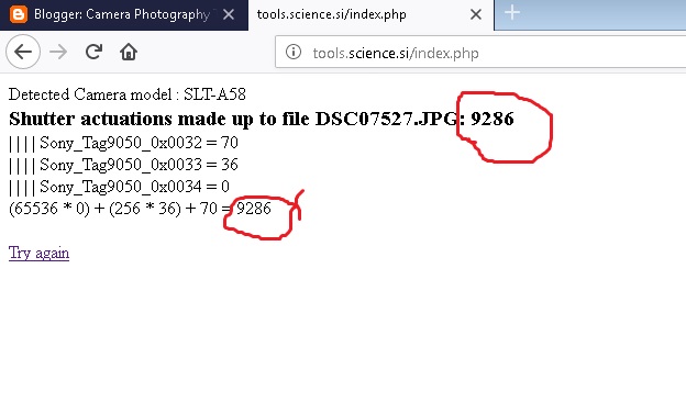 How to Check Sony Camera Shutter Count (SC) online and offline | Camera ...