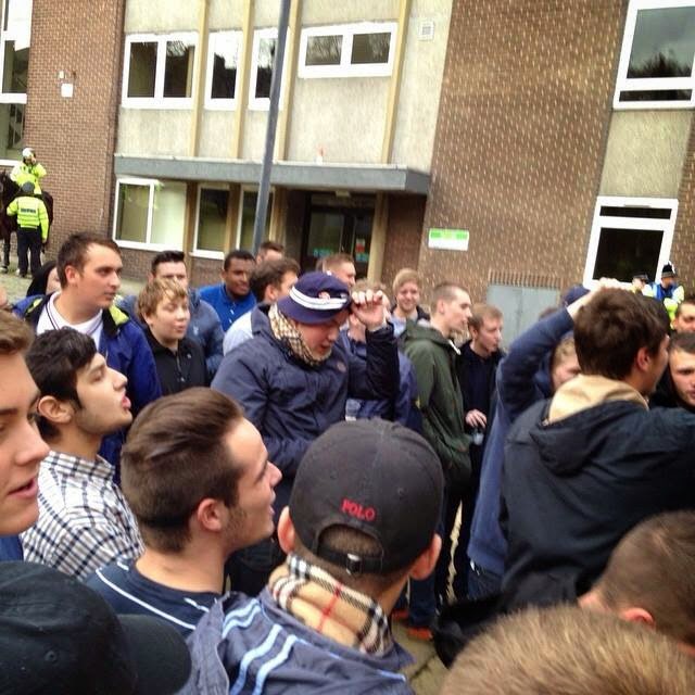 Football Hooligan Pictures: Sheffield United at Bradford 19 Oct 2014