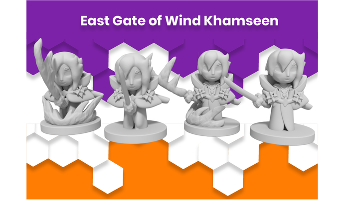 Tabletop Fix: Hyper Miniatures - Chibi Anime Minis Starter Pack Kickstarter