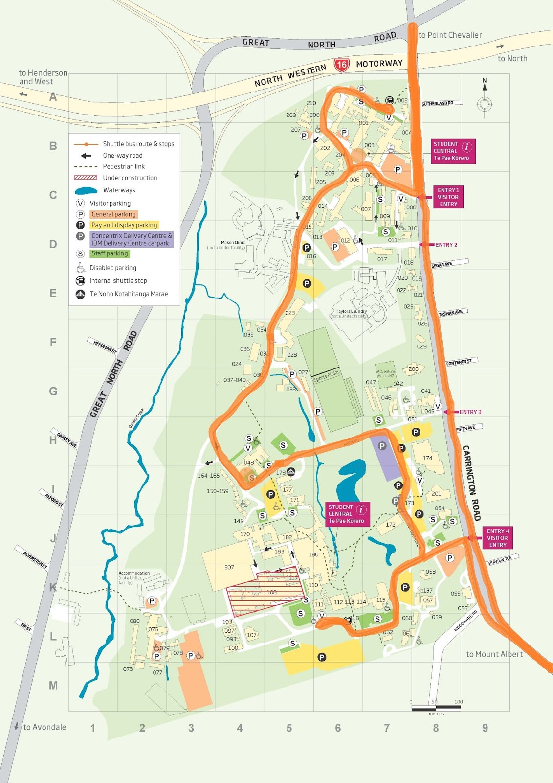 Library News - Unitec: Flag down the Mt Albert campus shuttle