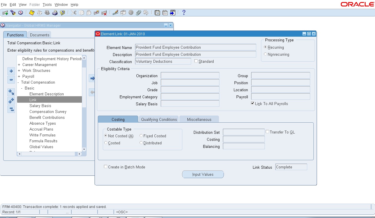 My Oracle World: Balances in Oracle HRMS Payroll