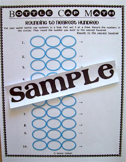 Bottle Cap Math Games | Yearn to Learn