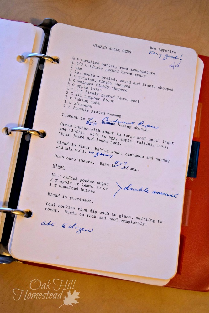 Chocolate Crinkle Cookies and the Christmas Cookie Notebook - Oak Hill ...