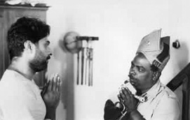 *Identity*: Vaikom Muhammed Basheer. (Right) with his wife Fabi