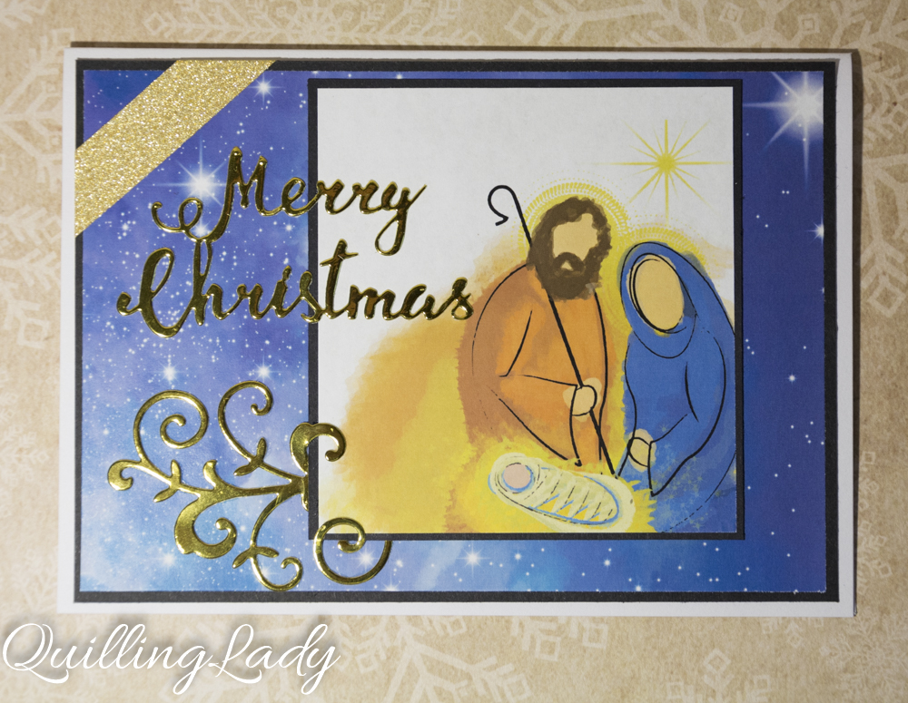 Quilling Lady: Mary and Joseph Christmas cards