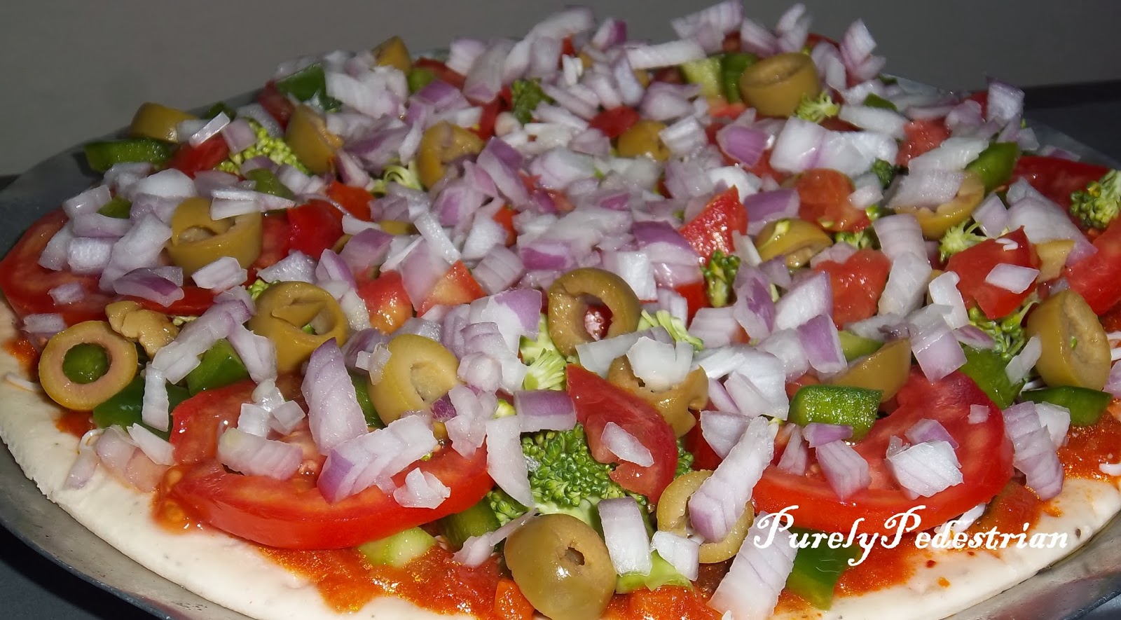 Purely Pedestrian: Vegetable Pizza