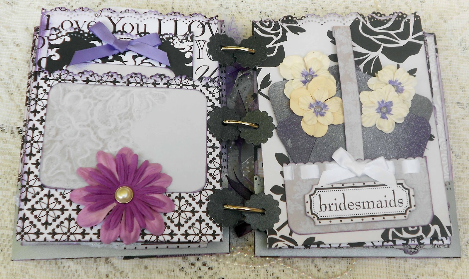 PaperRibbonsBling: Wedding Mini Album