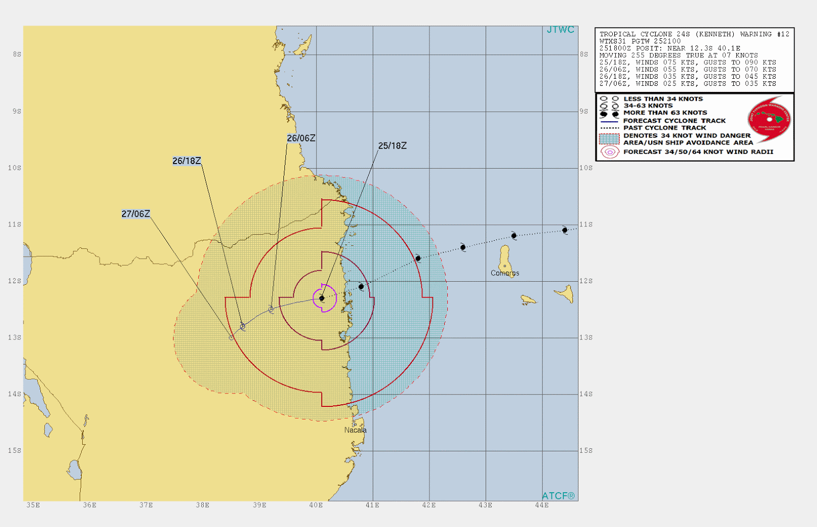 Natural Hazards and Disasters: Cyclone Kenneth Situation Update 1