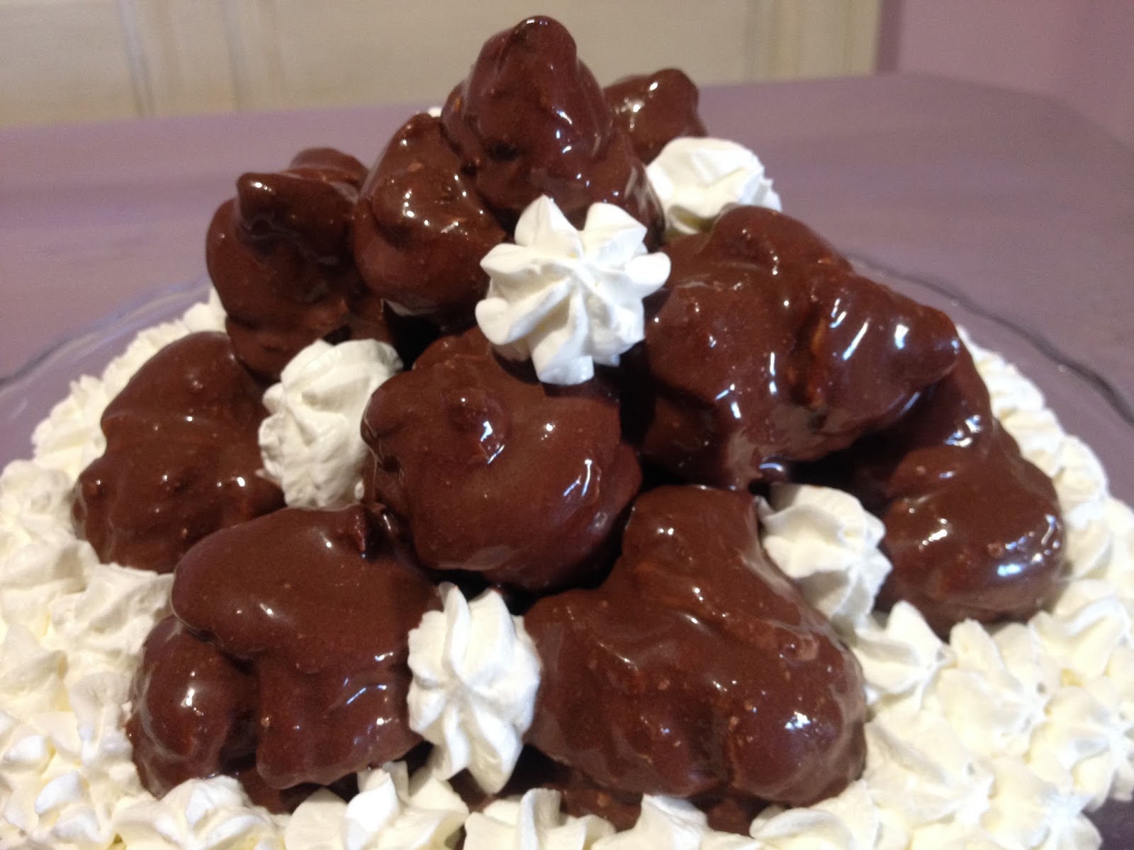 A CASA DI LORY: GLASSA AL CIOCCOLATO PER PROFITEROLES