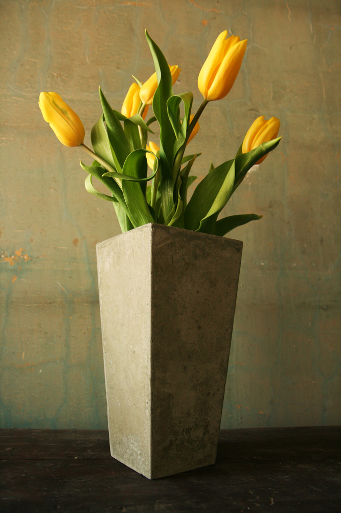 obelisk: Concrete Vase.