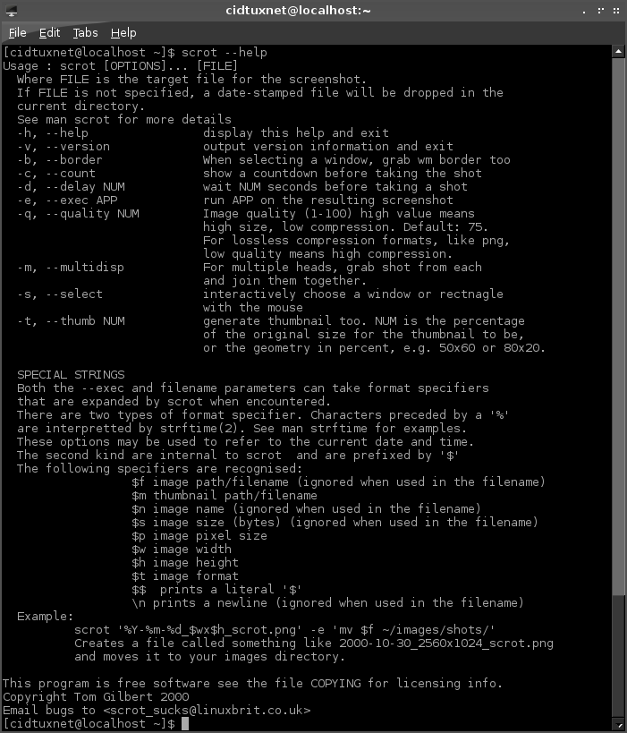 How to take screenshot on LXDE desktop on Archlinux
