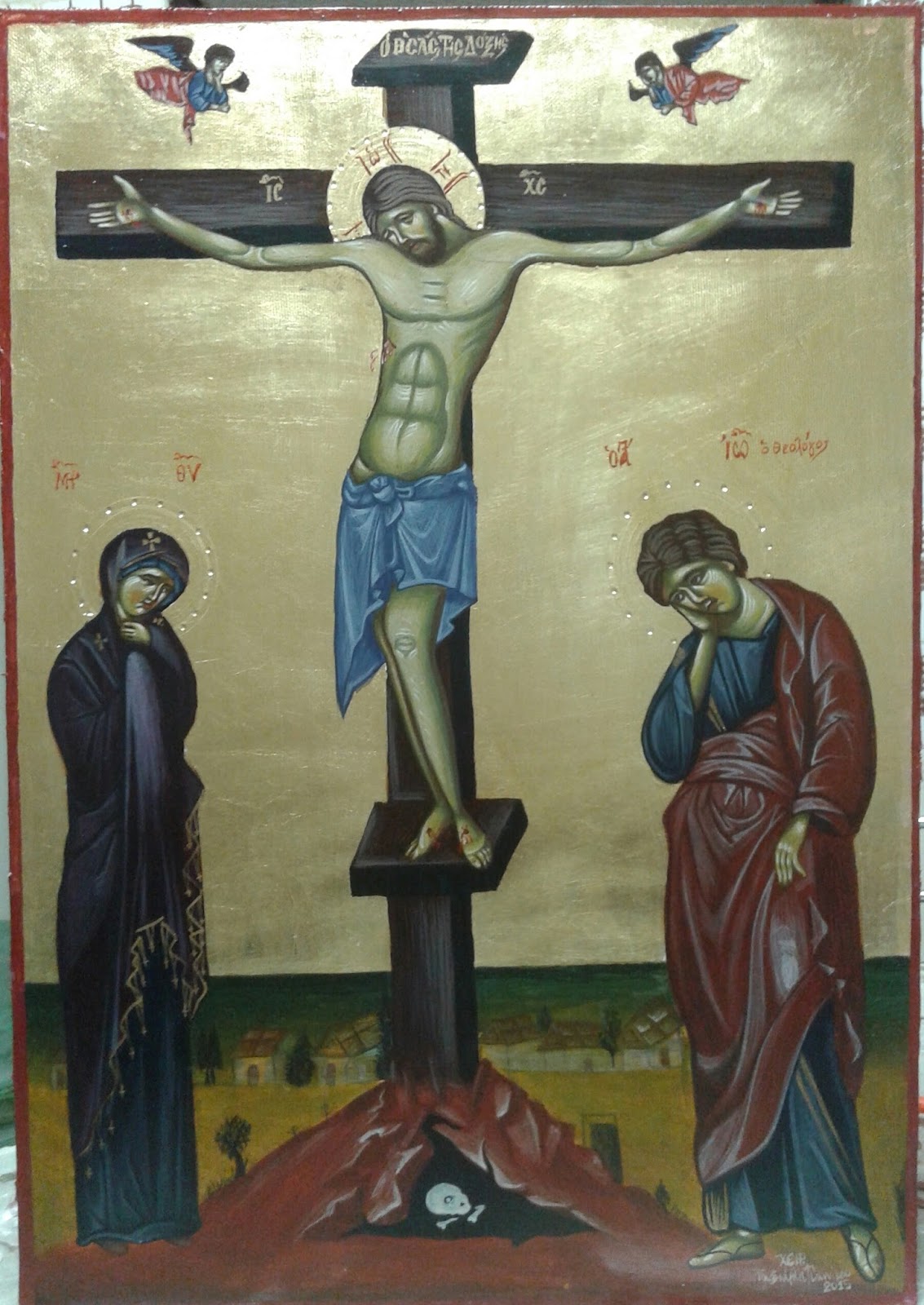 ΒΥΖΑΝΤΙΝΕΣ ΑΓΙΟΓΡΑΦΙΕΣ ΔΙΑ ΧΕΙΡΟΣ ΤΑΞΙΑΡΧΗ ΓΙΑΝΝΙΚΟΥ: Η Σταυρωσης του ...