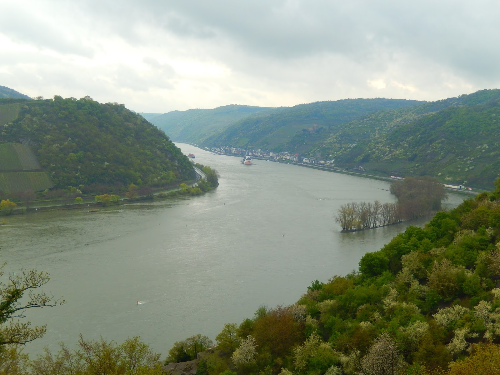 Der Wanderfreund: Wilder Rheinsteig Etappe 15 von Kaub nach Lorch (14,8 km)