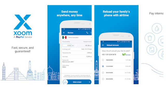 Xoom by PayPal - Money Transfer Mobile Apps - Youth Apps