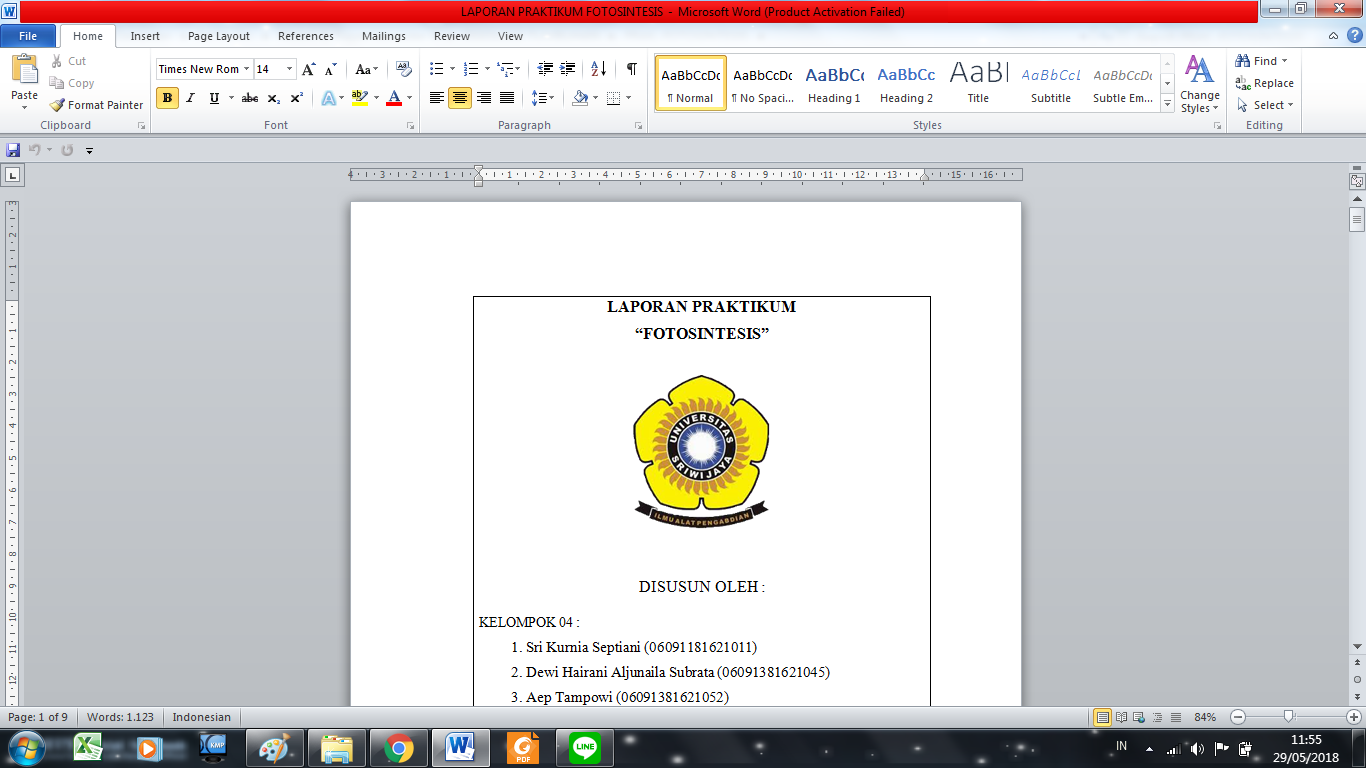 Format Makalah di Microsoft Word