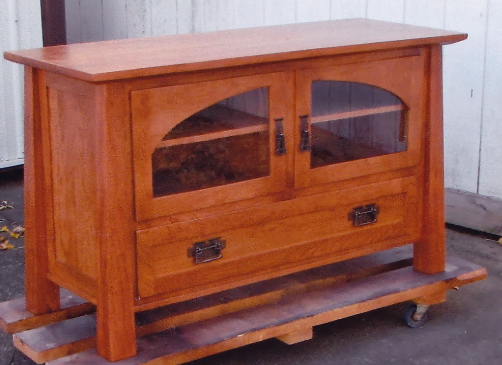 Tom Kies Woodworks: 2 Mission Style TV Stands