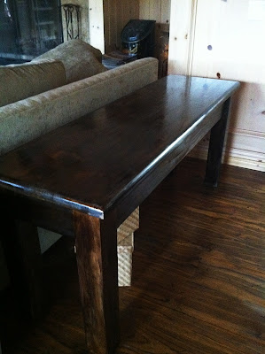 Bonnin Designs: Repurposed: Console Table - From Southwestern 1980's to ...