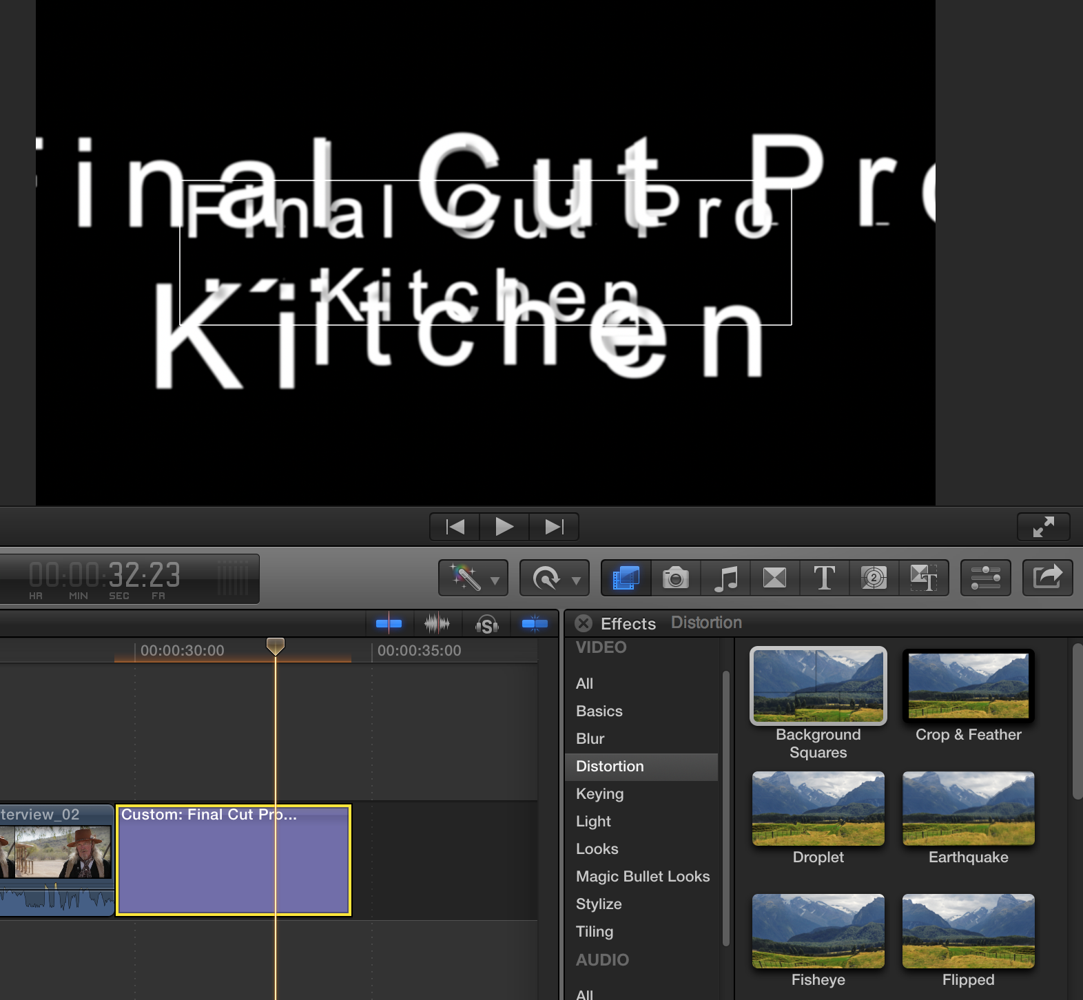 Final Cut Pro Kitchen: Final Cut Pro X Textos + Efectos