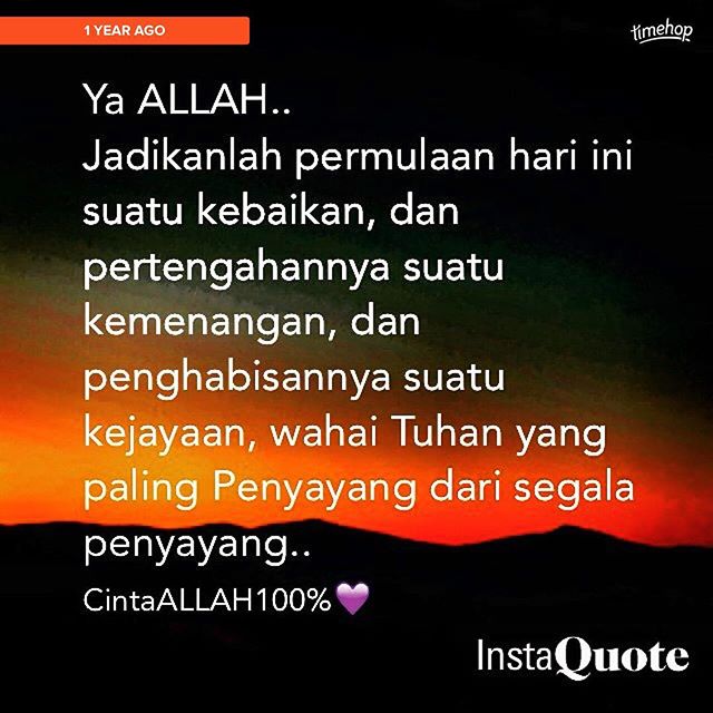 DOA PAGI INI