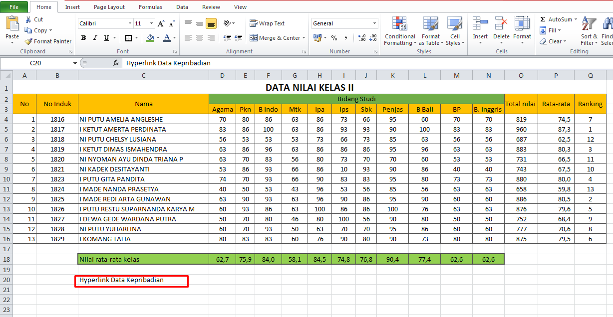 Panduan Belajar Hypelink di Excel dengan mudah - Update Informasi Menarik