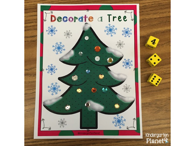 Kindergarten Planet: "Decorate a Tree" Math Game