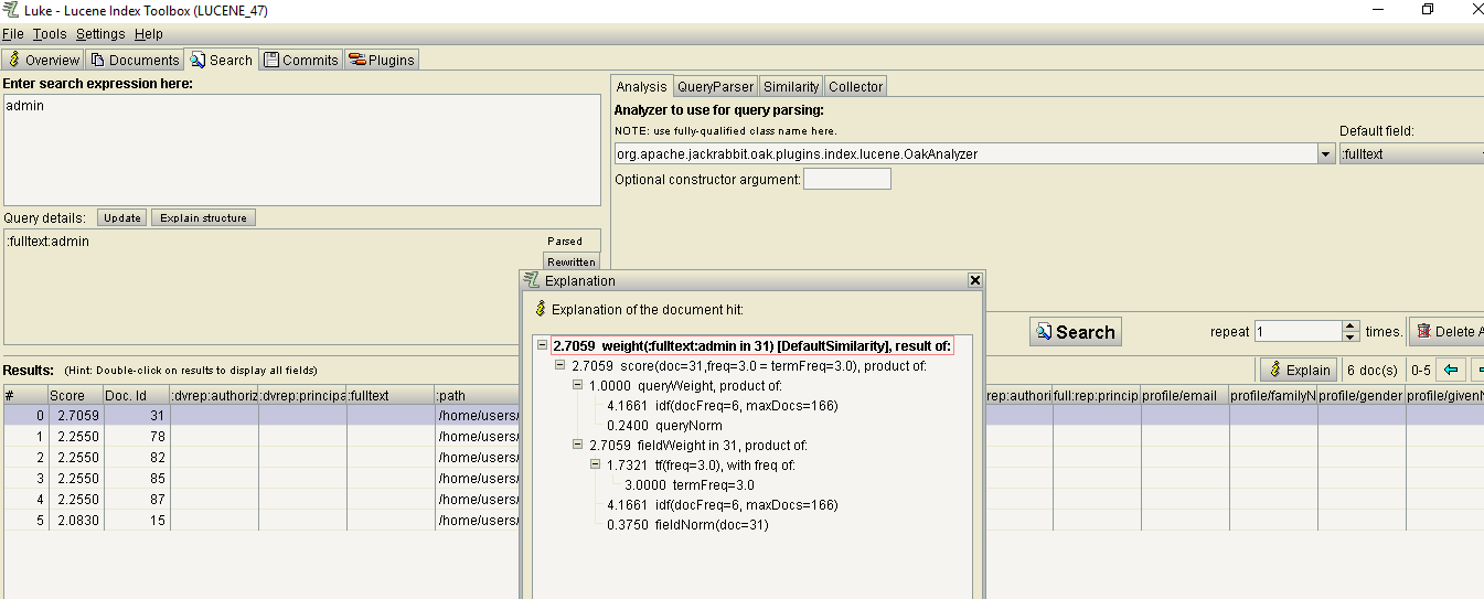 How To Use Lukelucene Index Toolbox To Analyze Lucene Index In Aemadobe Experience Manager