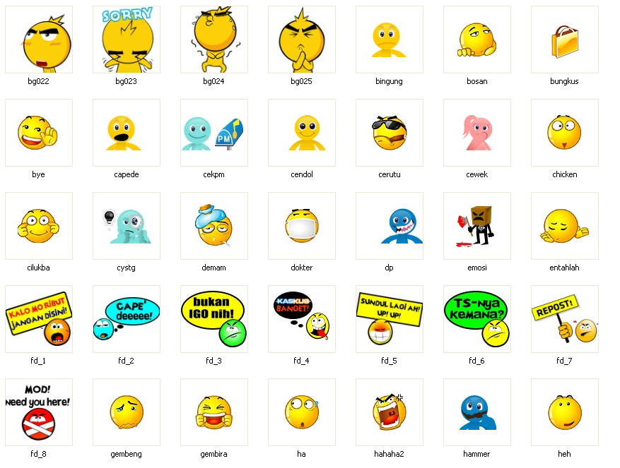 Download Smiley/Emoticon Lucu - Cucunguk Rieut