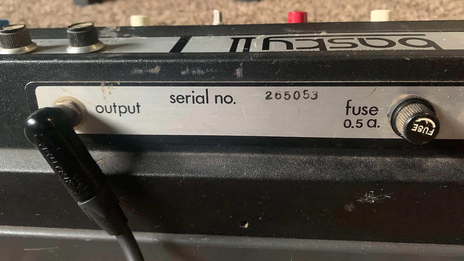 MATRIXSYNTH: Multivox MX-150 Basky II Analog Bass Pedal SN 265053