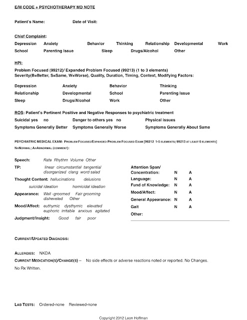Psych Practice: Template