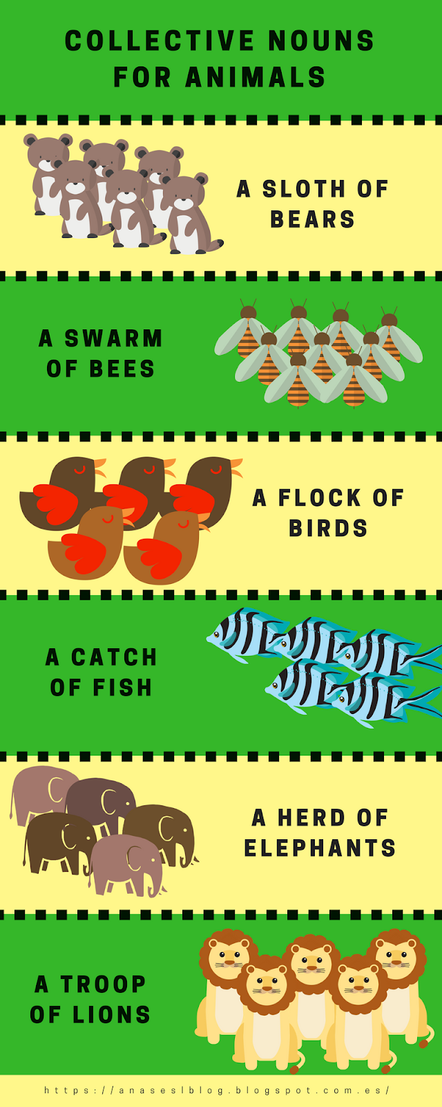 CPI Tino Grandío Bilingual Sections: Collective nouns for animals