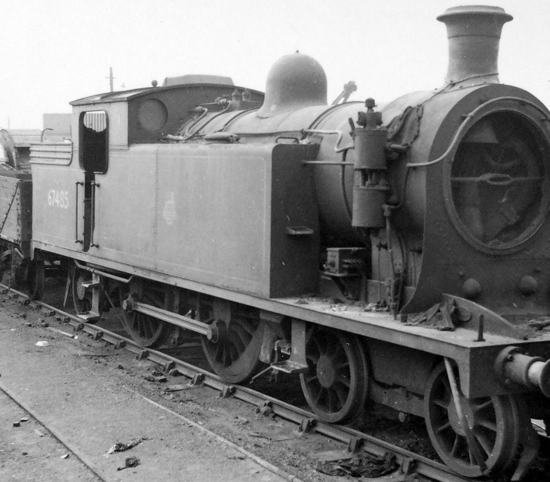 Tour Scotland: Old Photograph LNER Class C16 Steam Train Eastfield ...