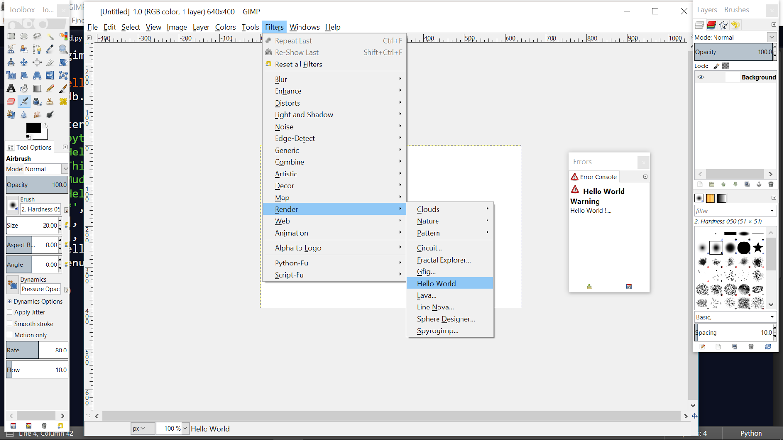Muddy Games Digital Arts And Humanities Phd Candidate Gimp Python Plugin Development On