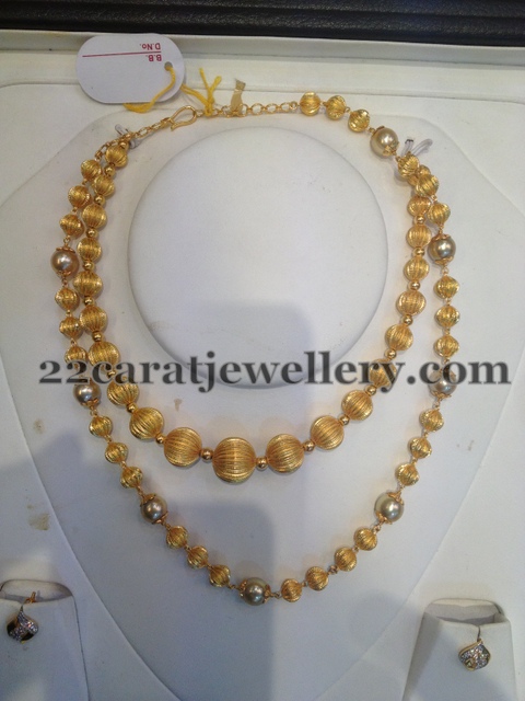 Gold Balls Jewellery Collection - Jewellery Designs