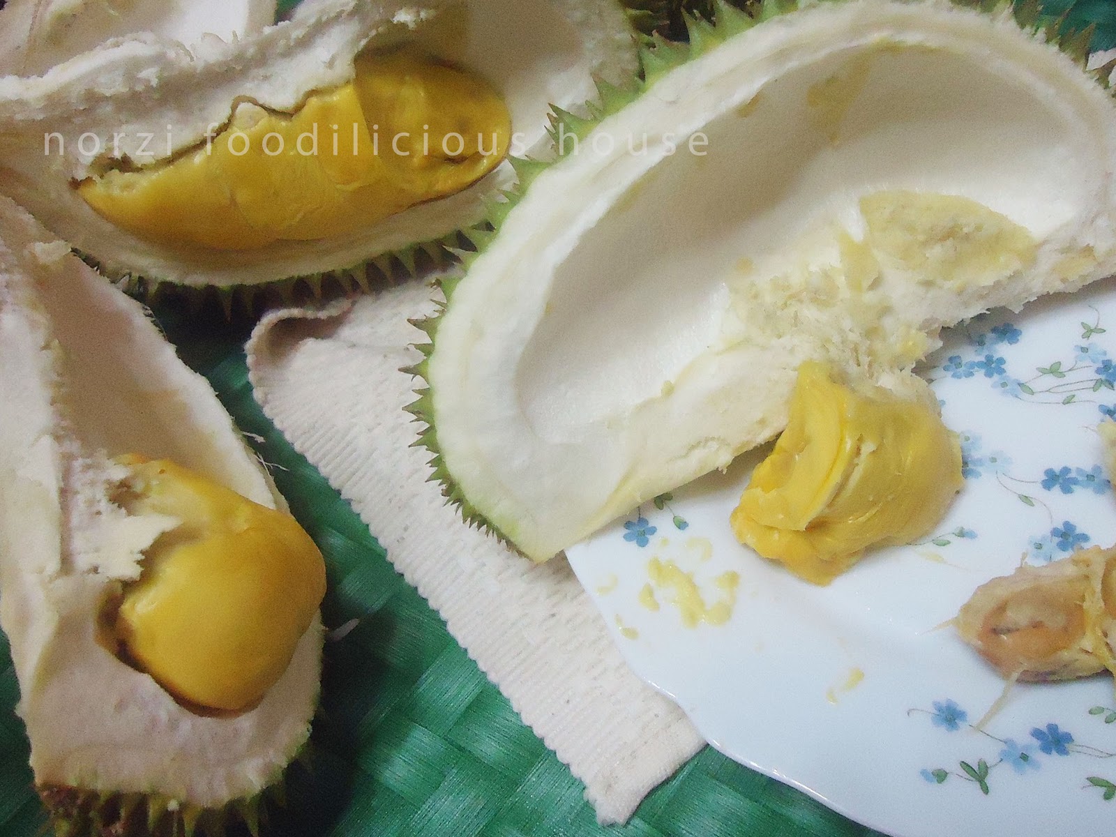 NORZI FOODILICIOUS HOUSE: JEMPUTAN MAKAN BUAH DURIAN