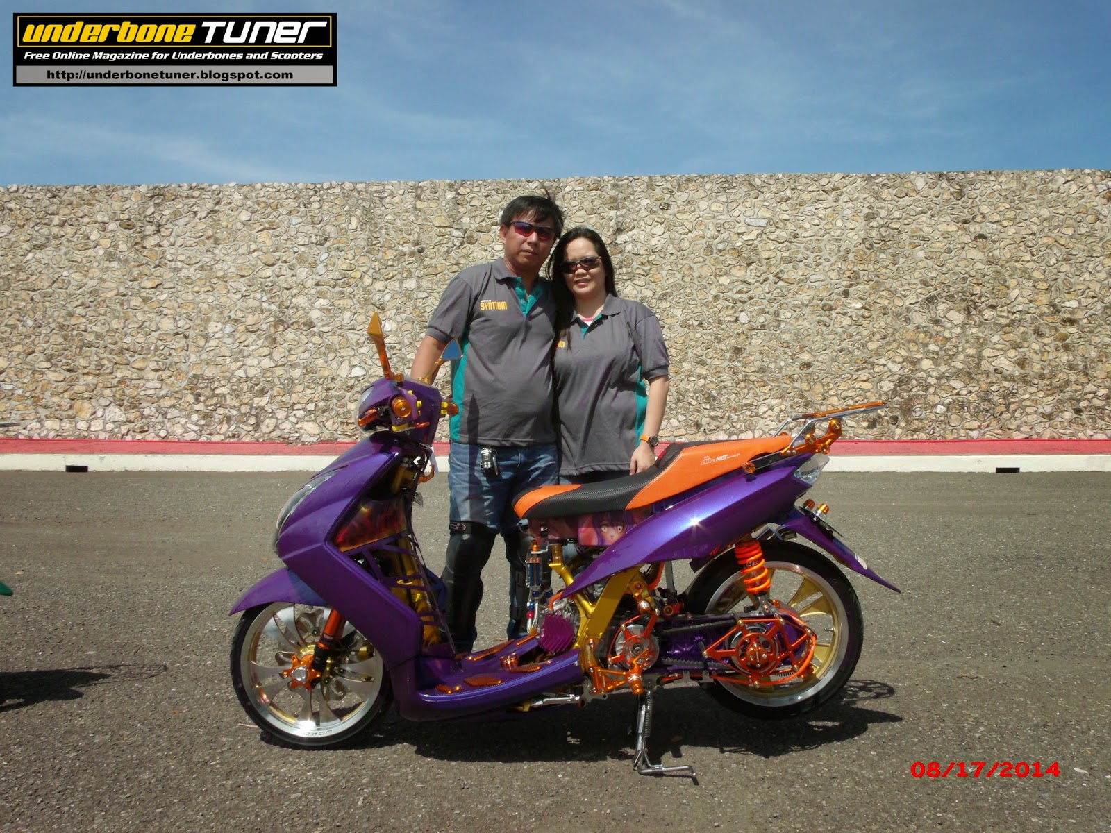 underbone tuner: US1 Scooter Club: Modified Yamaha MIO Amore